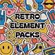 Retro Element Packs, Graphics | GraphicRiver