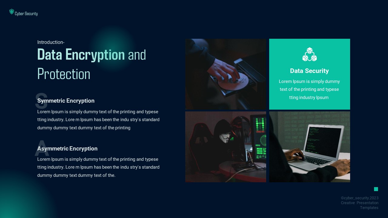 Cyber Security Google Slide Template, Presentation Templates | GraphicRiver