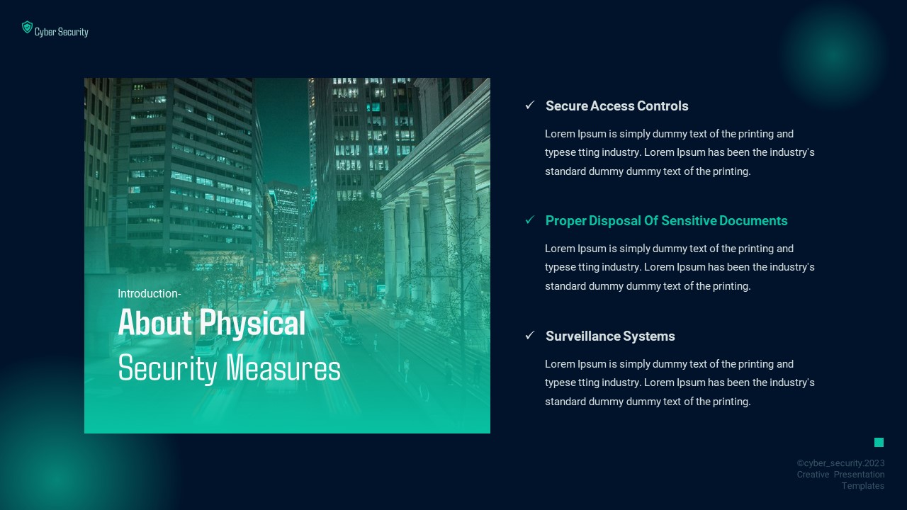 Cyber Security Google Slide Template, Presentation Templates | GraphicRiver
