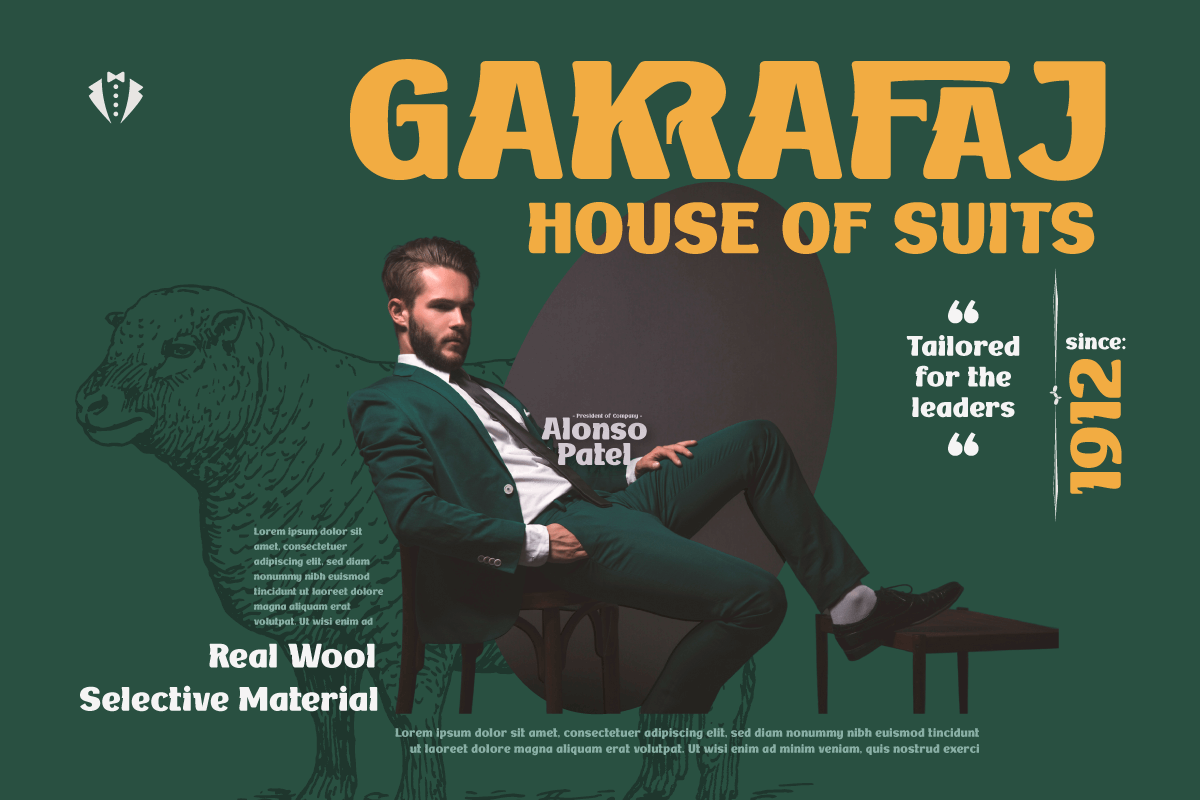 BAKRUV | Serif Classic Modernism, Fonts | GraphicRiver