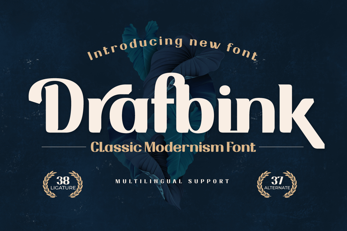 Drafbink | Serif Classic Modernism, Fonts | GraphicRiver