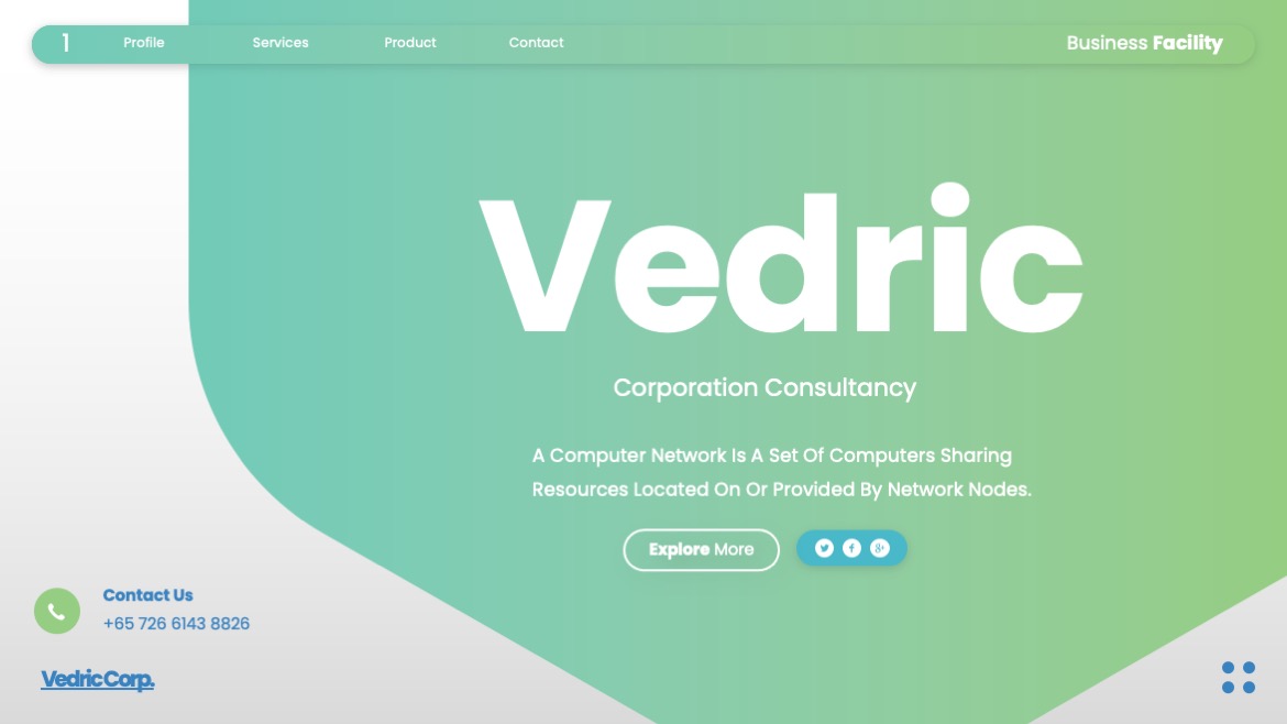 Vedric - Corporate Powerpoint Templates, Presentation Templates ...