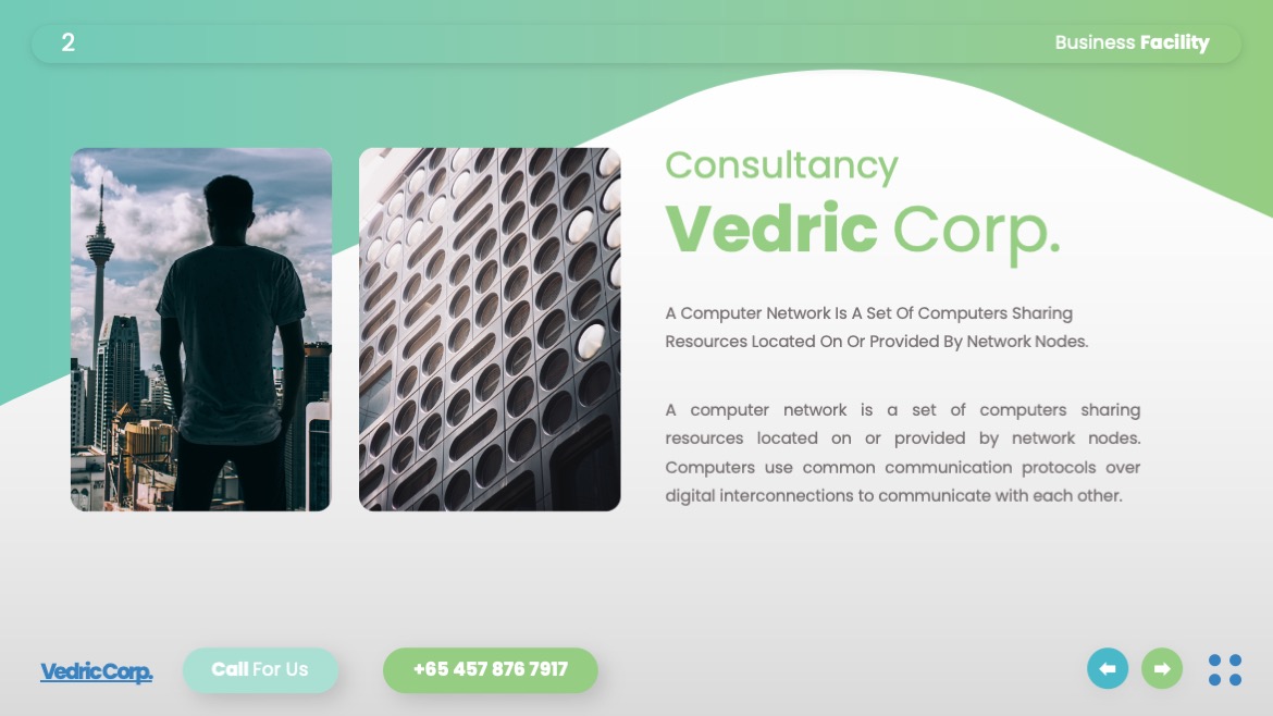 Vedric - Corporate Powerpoint Templates, Presentation Templates ...