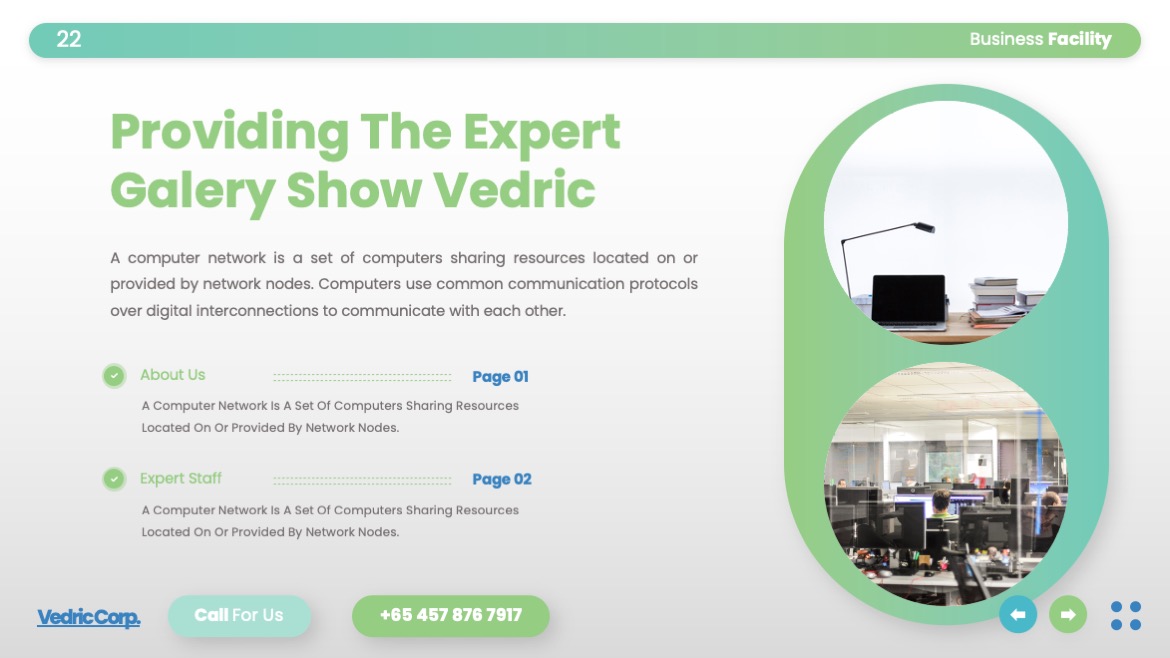 Vedric - Corporate Powerpoint Templates, Presentation Templates ...