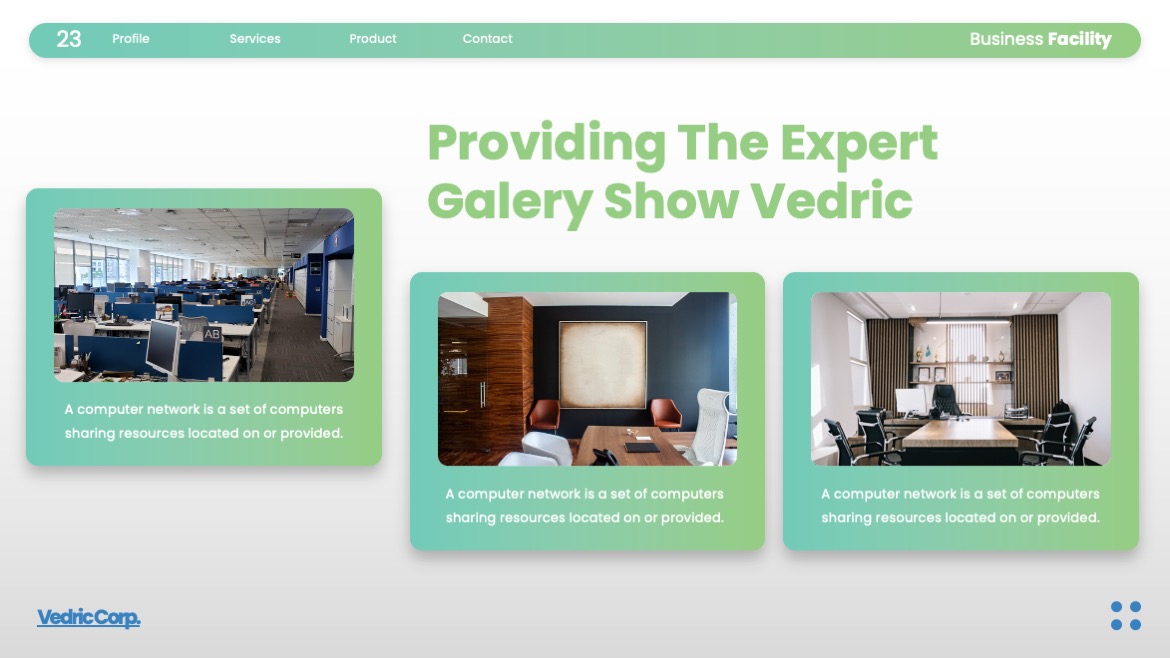 Vedric - Corporate Powerpoint Templates, Presentation Templates ...