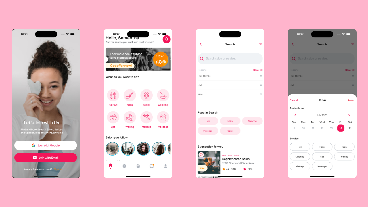 Beautilly App - Flutter Mobile App Template by brixetechnology | CodeCanyon