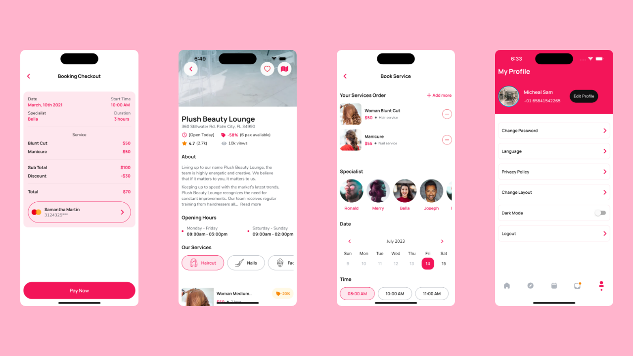 Beautilly App - Flutter Mobile App Template by brixetechnology | CodeCanyon