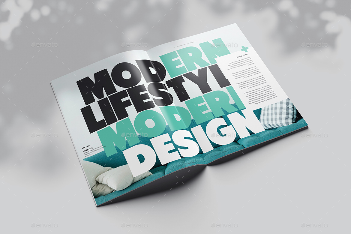 Home Magazine, Print Templates | GraphicRiver