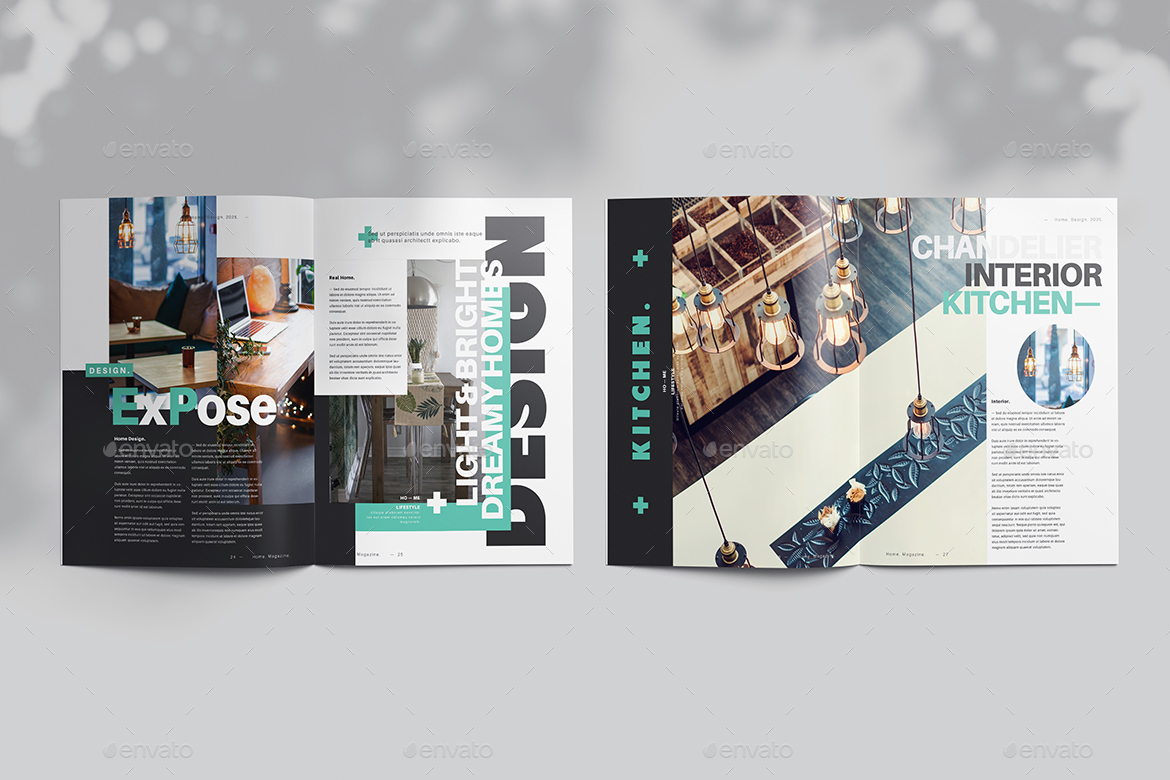 Home Magazine, Print Templates | GraphicRiver