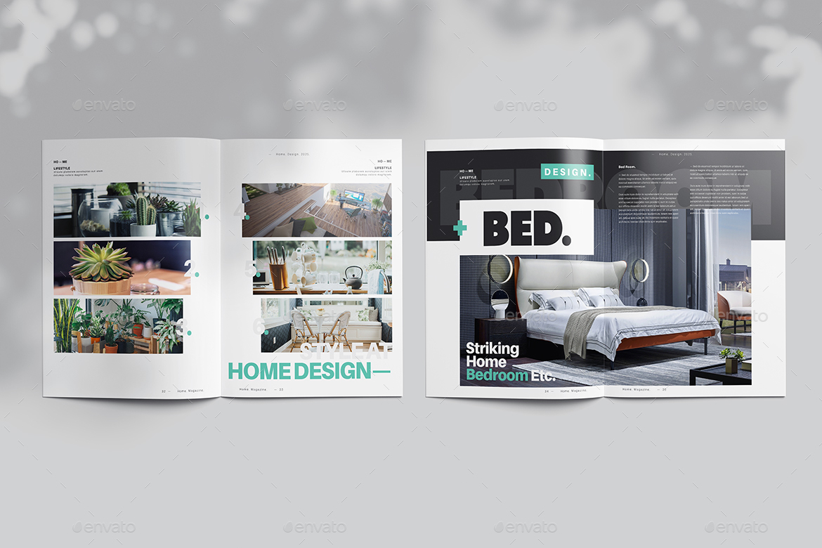 Home Magazine, Print Templates | GraphicRiver