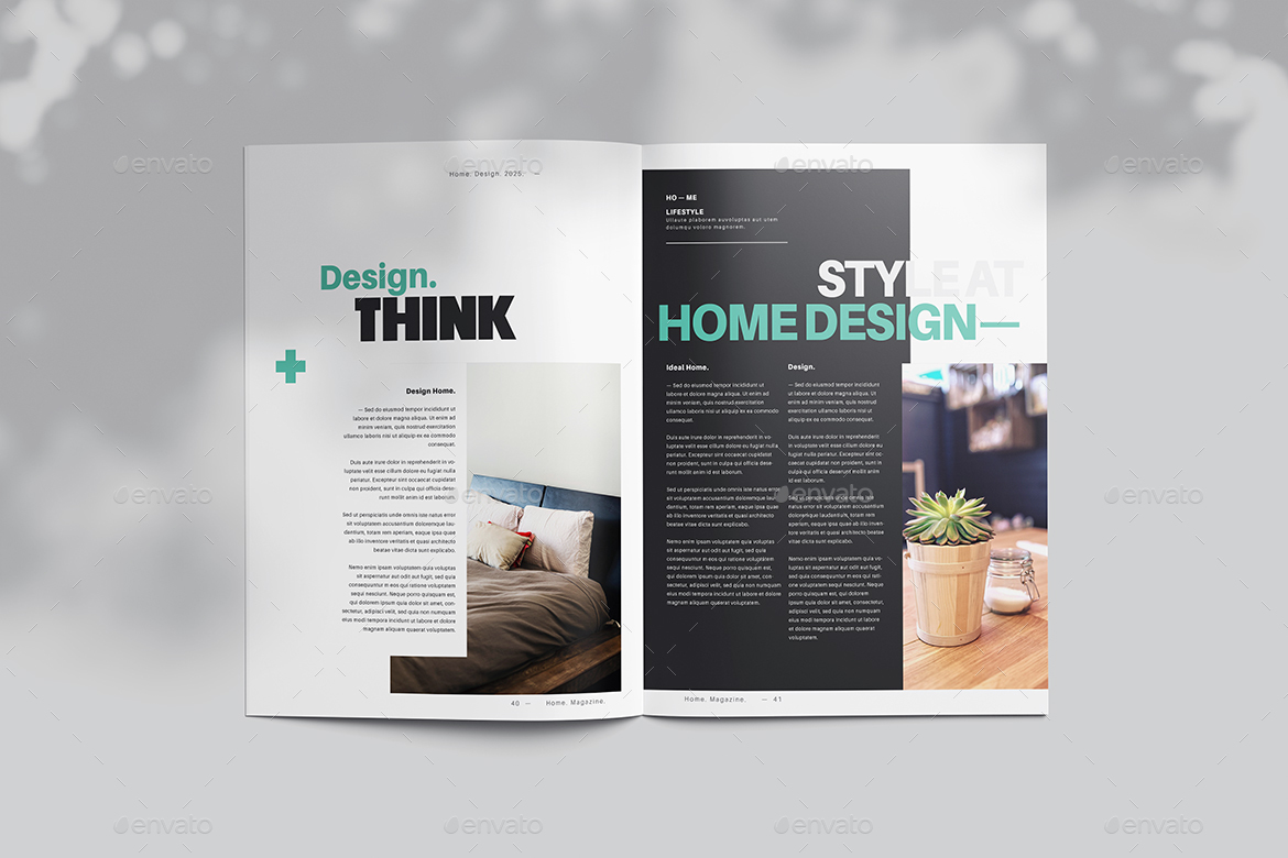 Home Magazine, Print Templates | GraphicRiver