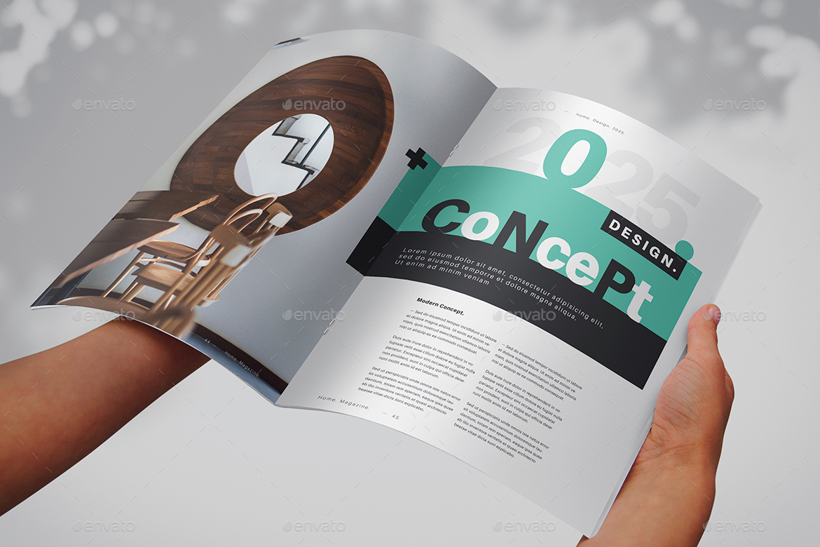 Home Magazine, Print Templates | GraphicRiver