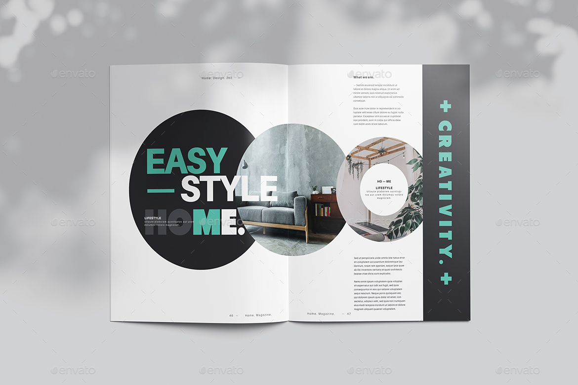 Home Magazine, Print Templates | GraphicRiver