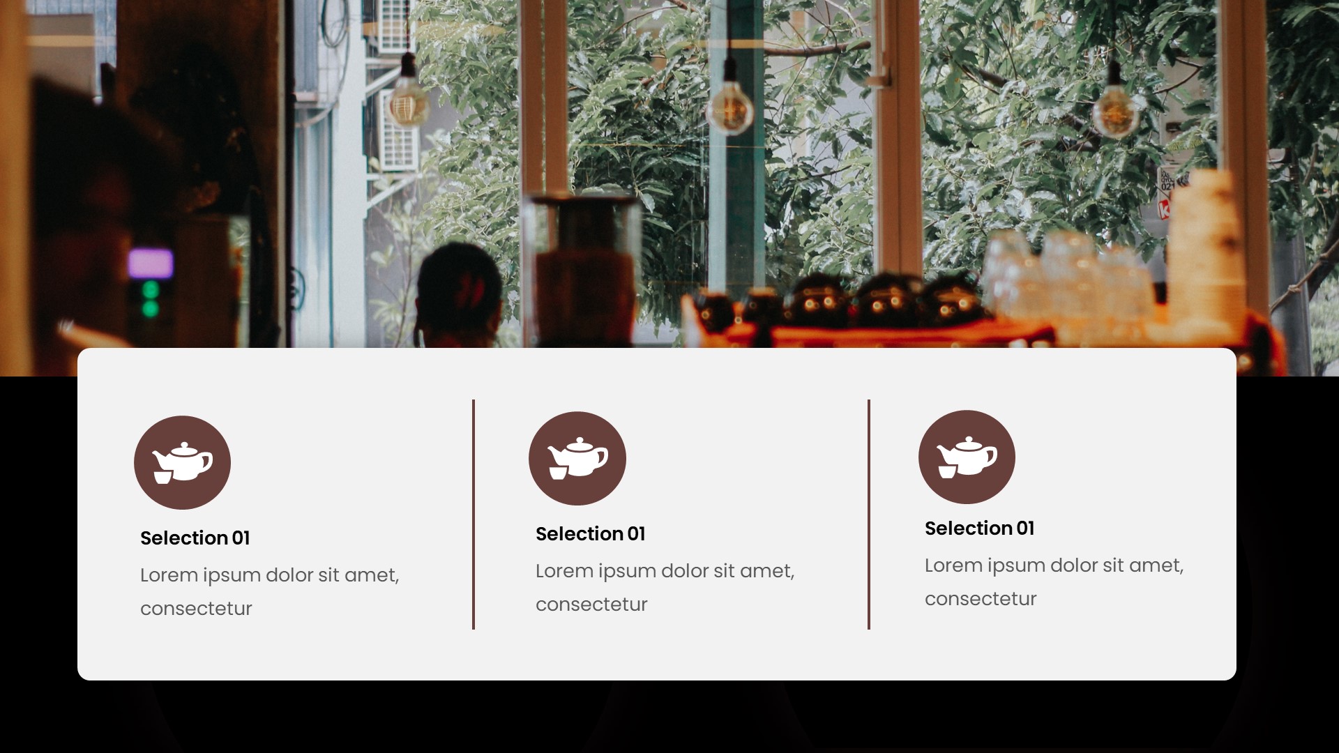 Coffeya - Coffee Shop & Cafe Powerpoint Template, Presentation Templates