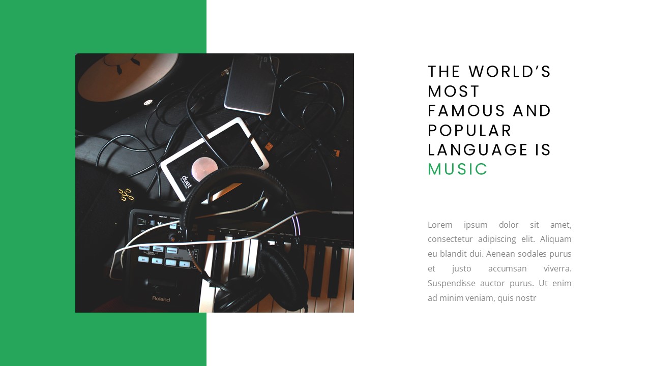 Deglits – Music Google Slides Template, Presentation Templates ...