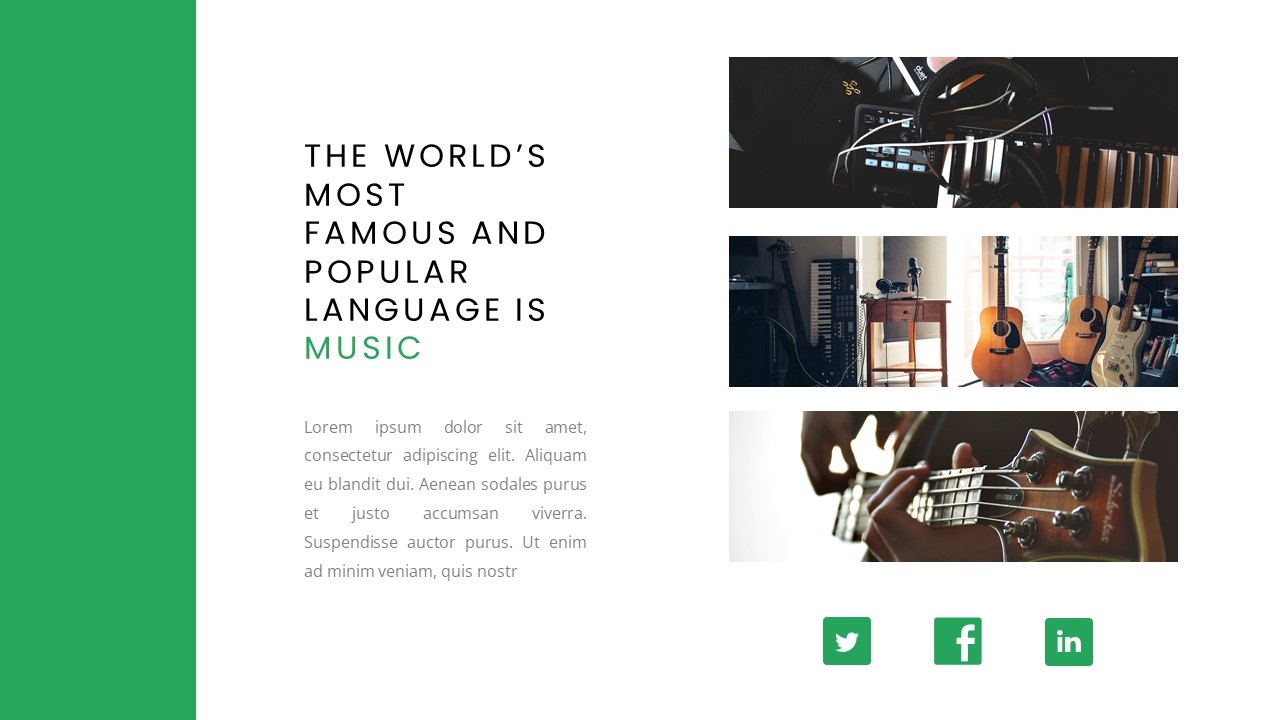 Deglits – Music Google Slides Template, Presentation Templates ...