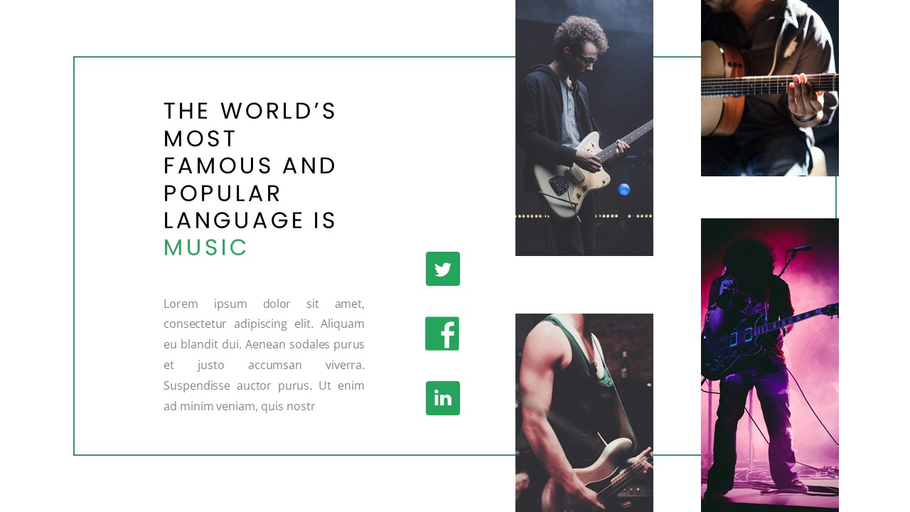 Deglits – Music Google Slides Template, Presentation Templates ...