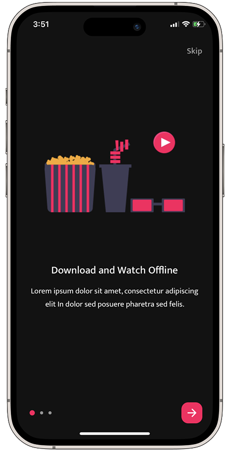 Movie Series Video Streaming Android App Template + Video Streaming iOS ...