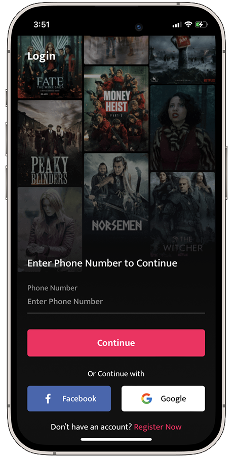 Movie Series Video Streaming Android App Template + Video Streaming iOS ...