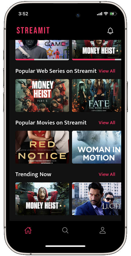 Movie Series Video Streaming Android App Template + Video Streaming iOS ...