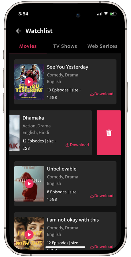 Movie Series Video Streaming Android App Template + Video Streaming iOS ...