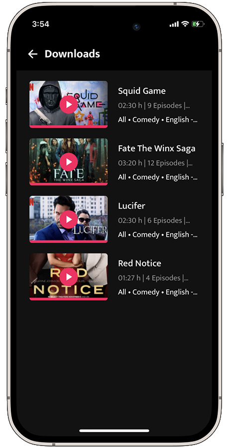 Movie Series Video Streaming Android App Template + Video Streaming iOS ...