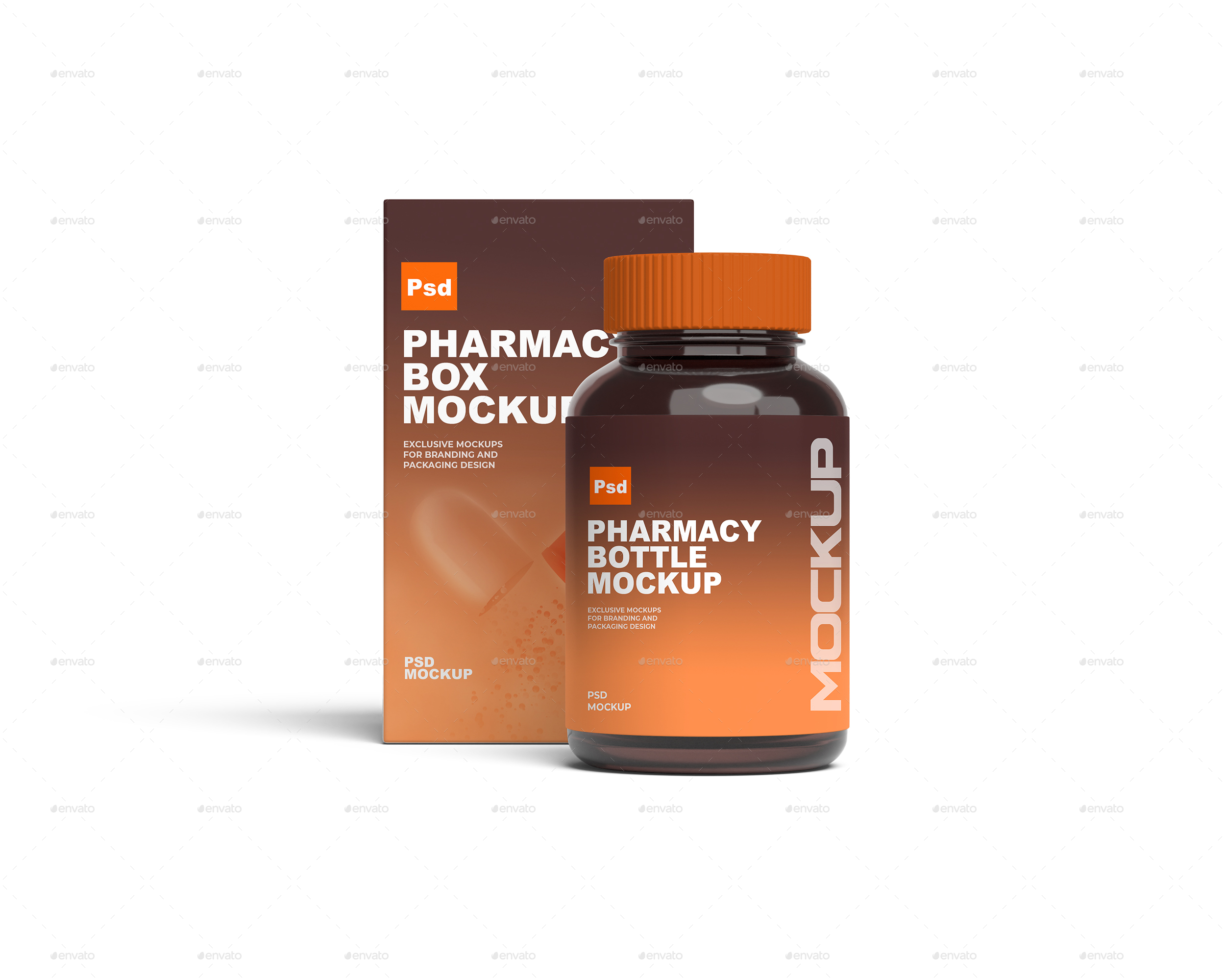Pharmacy Bottle Mockup, Graphics | GraphicRiver