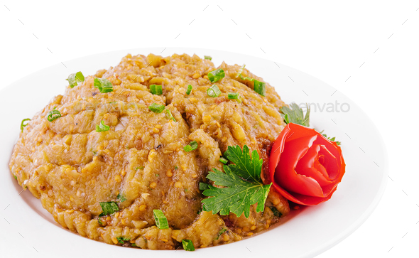 Kyopolou, popular Bulgarian and Turkish spread from roasted eggplants ...