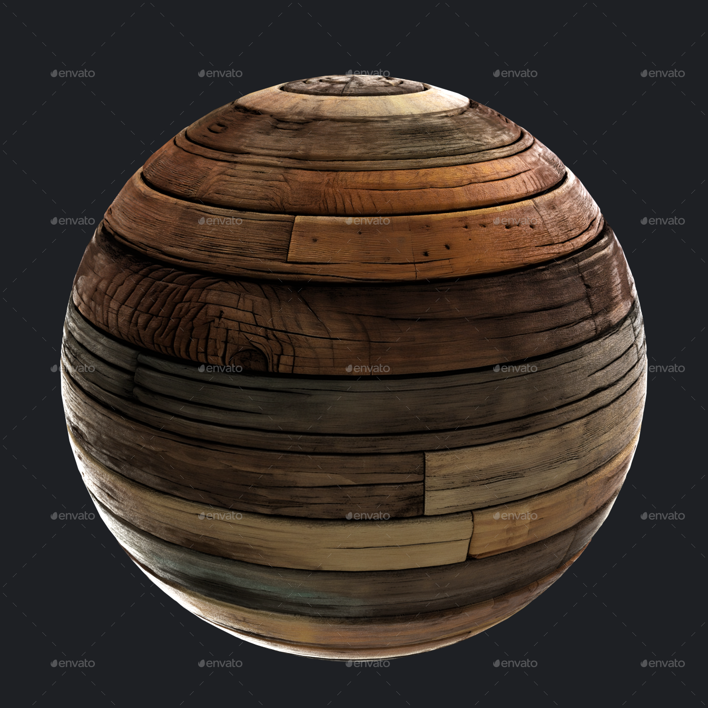 old wooden planks - tile by bazzo | 3DOcean