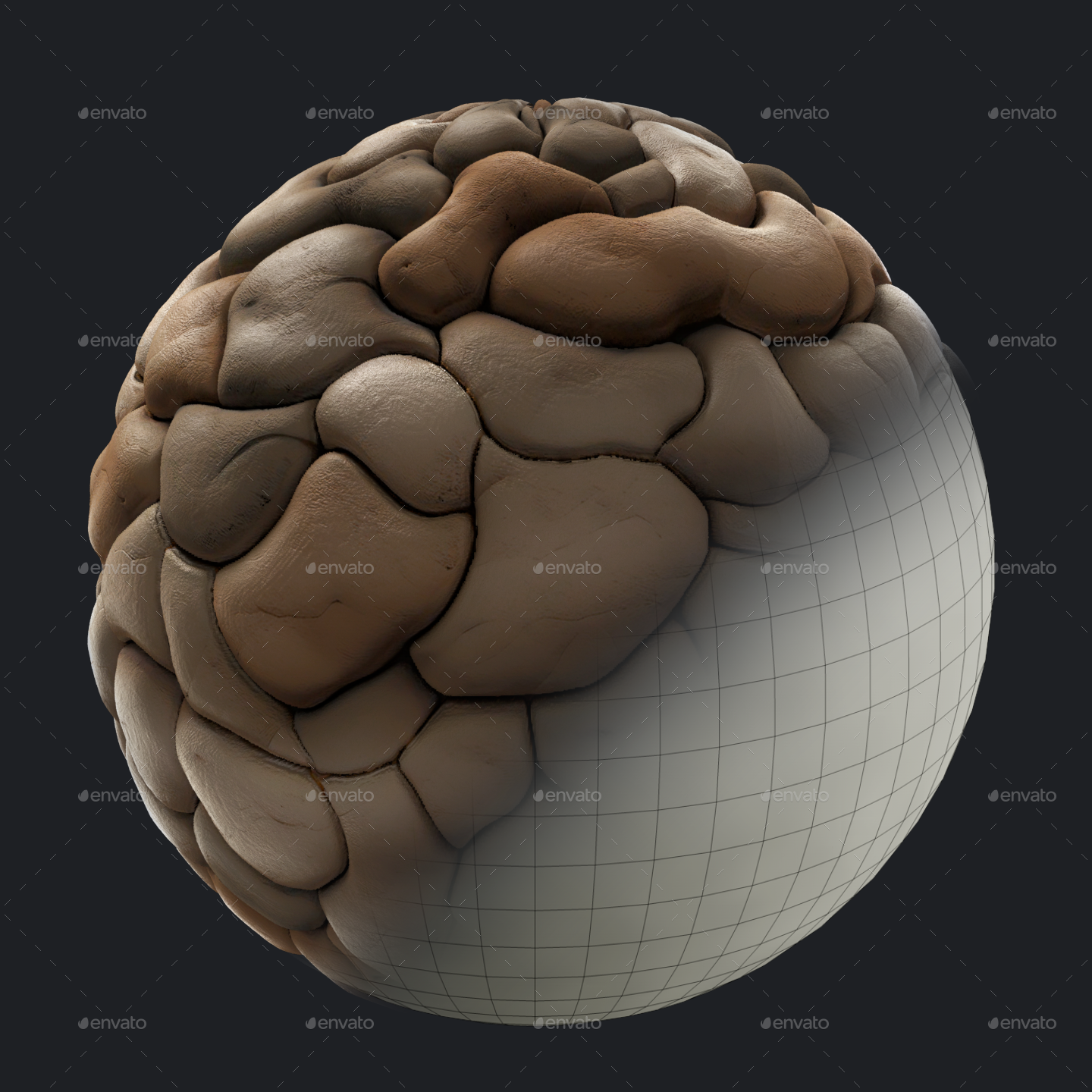 Stylized eroded rock texture - tile by bazzo | 3DOcean