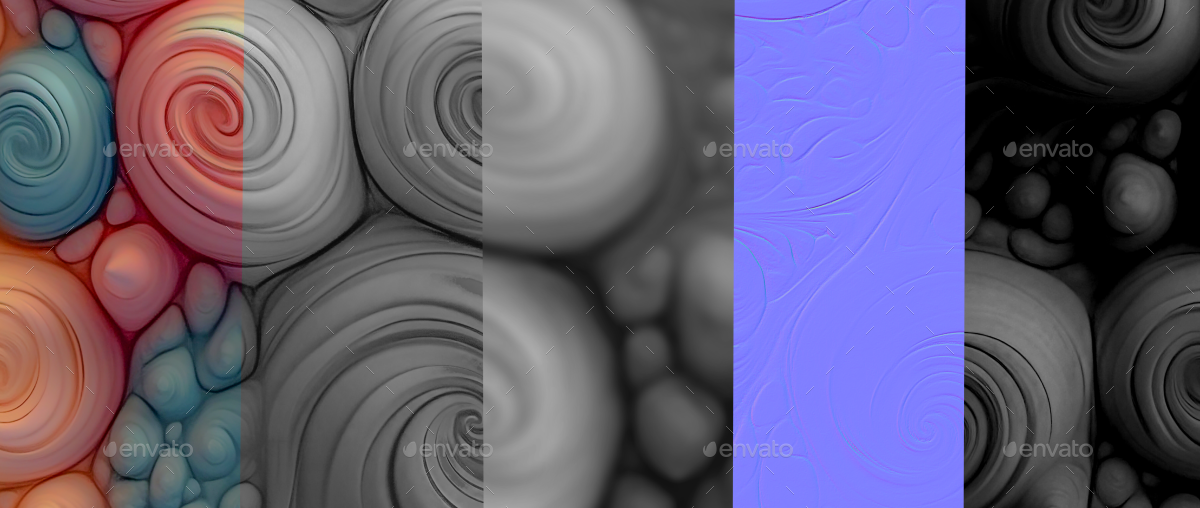 Stylized and abstract candy texture - tile by bazzo | 3DOcean