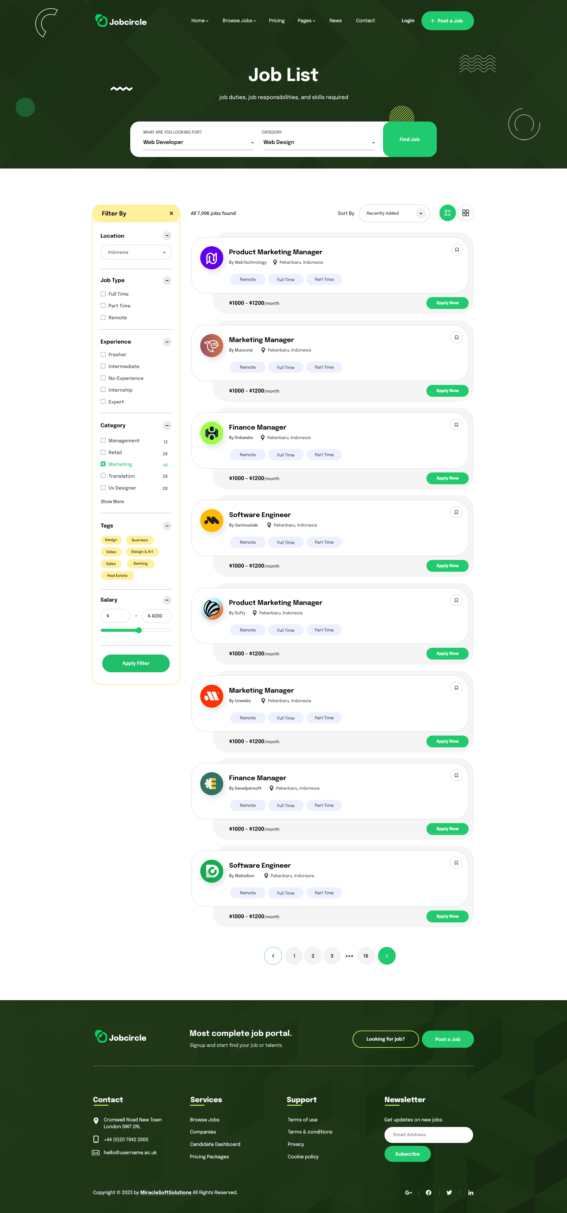 Job Circle - Job Portal Template by arrow_themes | ThemeForest