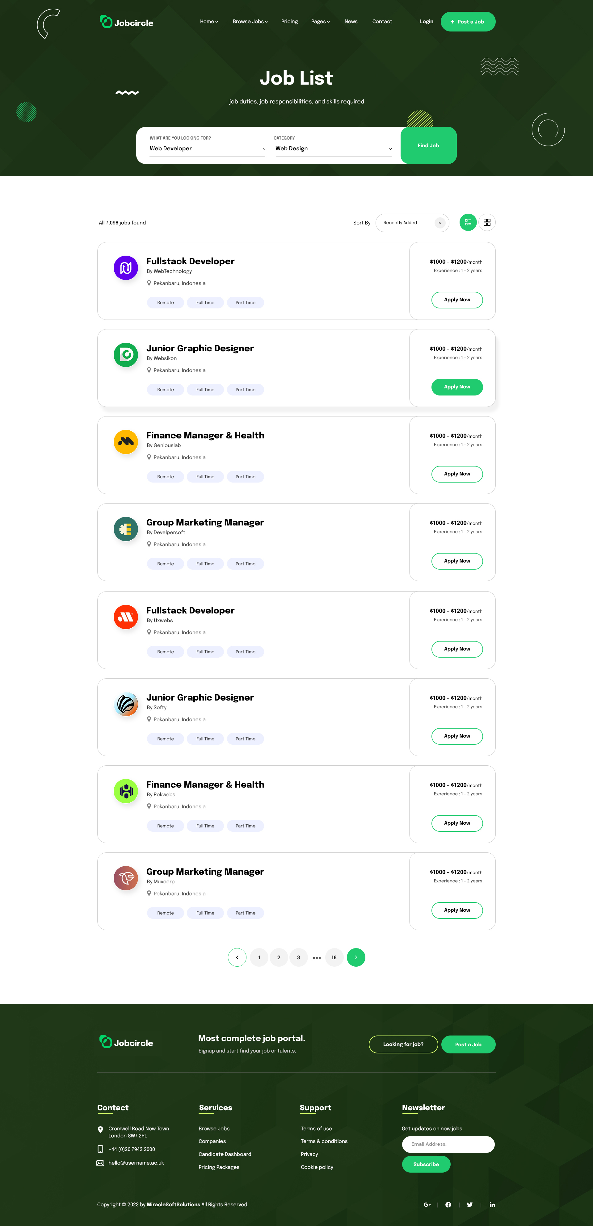 Job Circle - Job Portal Template by arrow_themes | ThemeForest