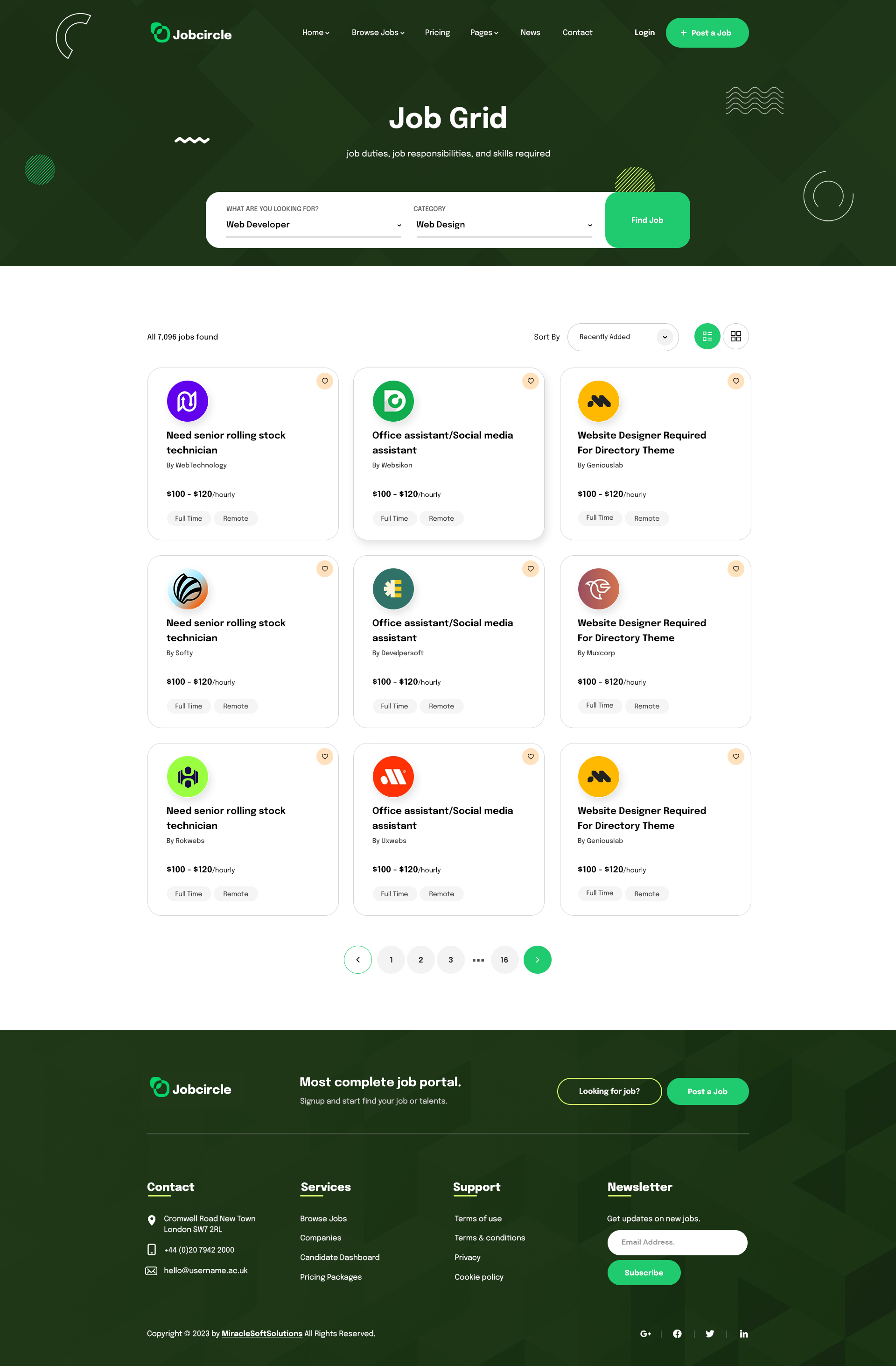 Job Circle - Job Portal Template by arrow_themes | ThemeForest