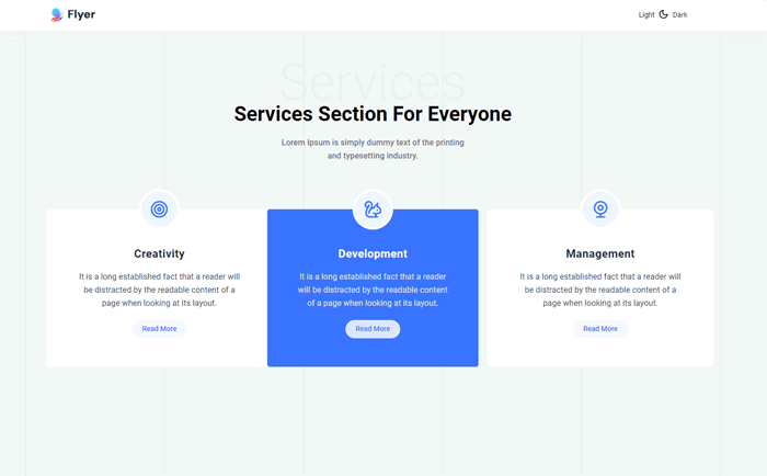 Flyer - Services Tailwindcss Template by Mannat-Themes | CodeCanyon
