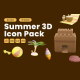 Summer 3D Icon Set Vol 1, Graphics | GraphicRiver