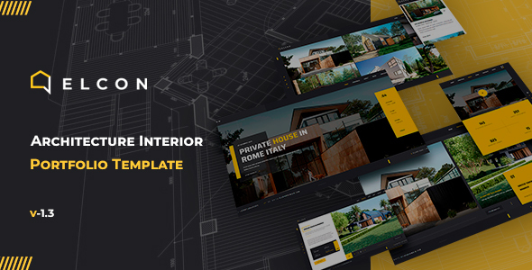 Elcon - Creative Architecture Interior Portfolio Template by kwst