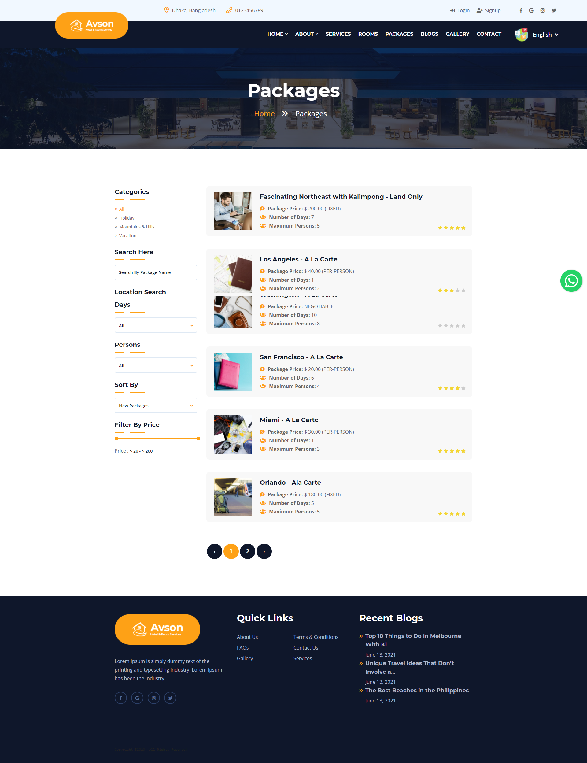 Hotelia - Hotel Booking Management Website by KreativDev | CodeCanyon