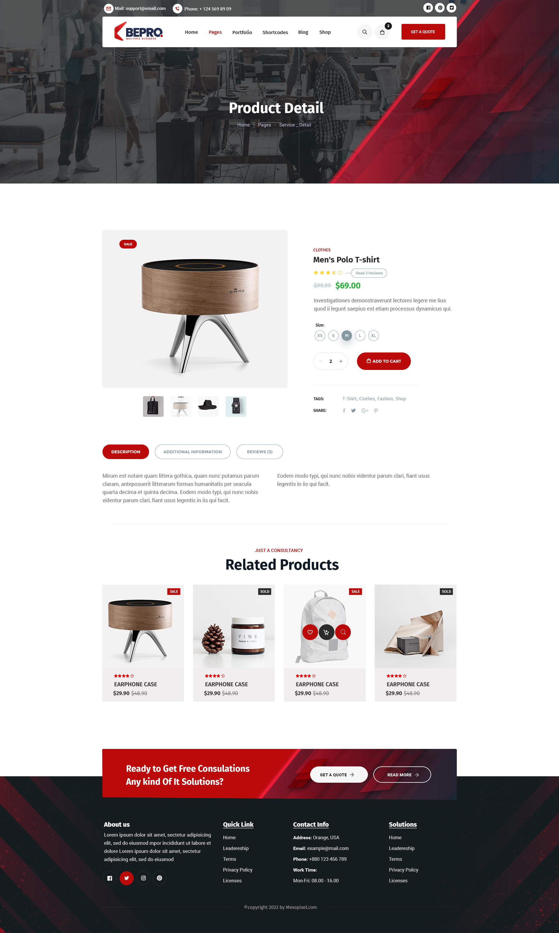 Bepro - Multi-Purpose Business & Consulting Figma Template by mexopixel