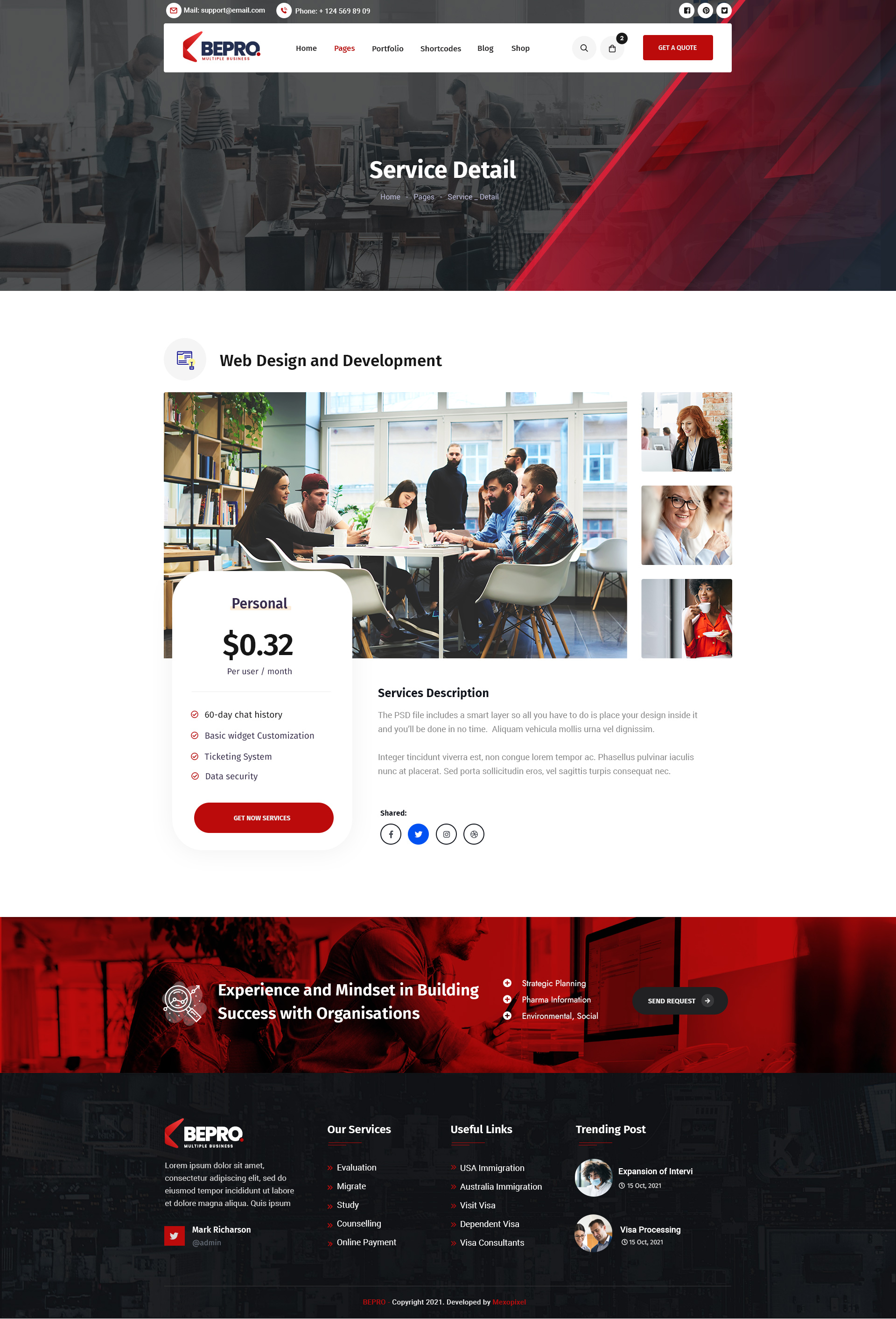 Bepro - Multi-Purpose Business & Consulting Figma Template by mexopixel