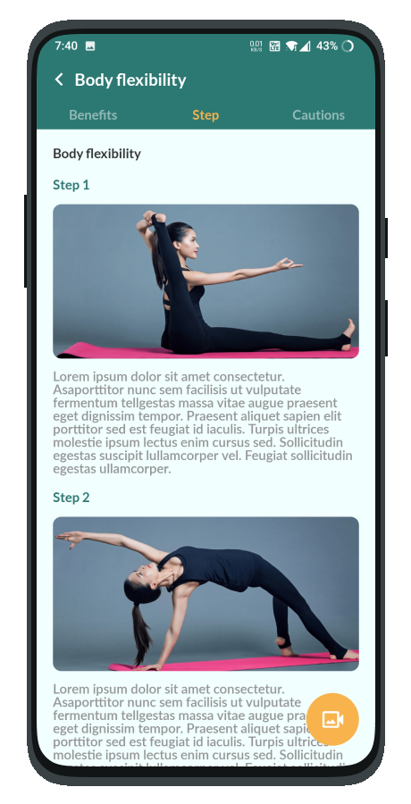 Yoga & Home Workout App Template in React Native | Fitness App Template ...
