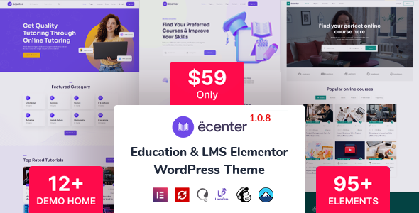 Ecenter - Education WordPress Theme by rs-theme | ThemeForest