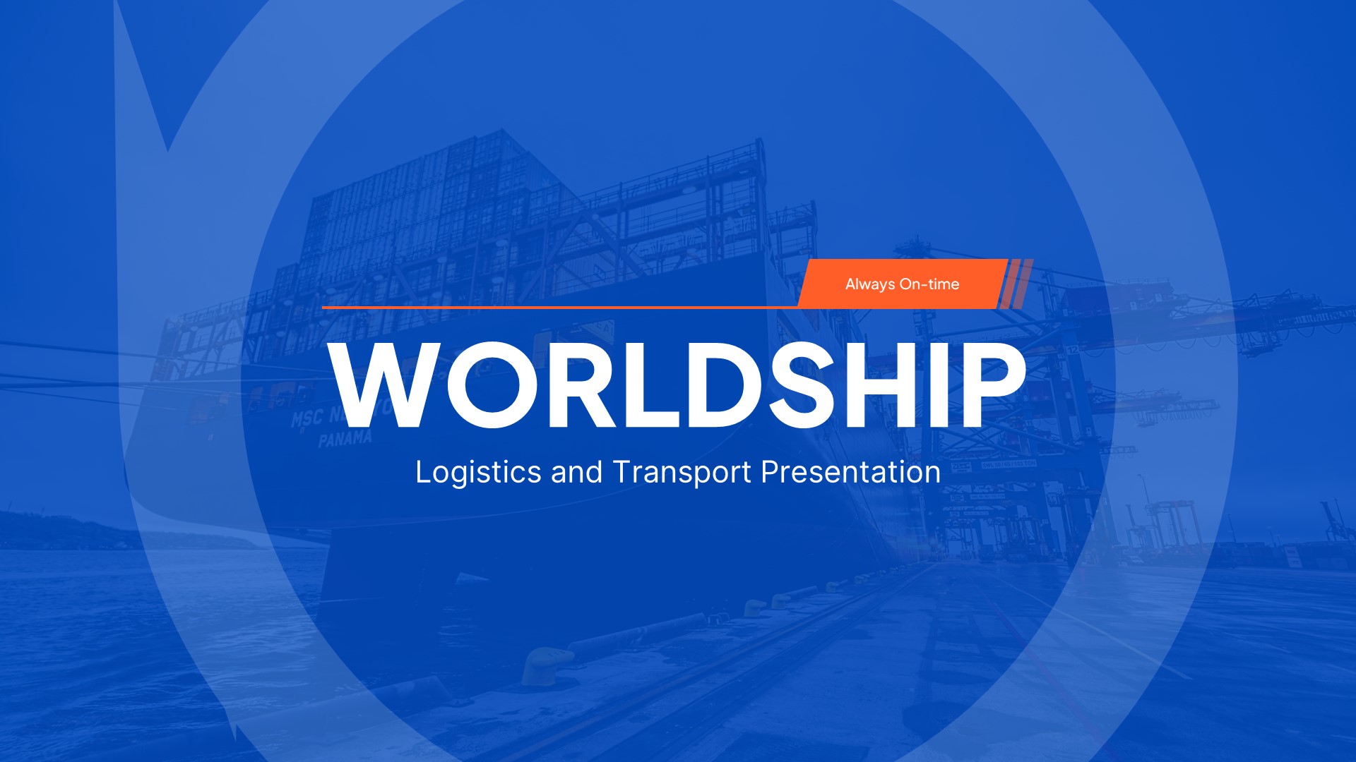 Worldship - Logistics & Transport PowerPoint Template, Presentation ...