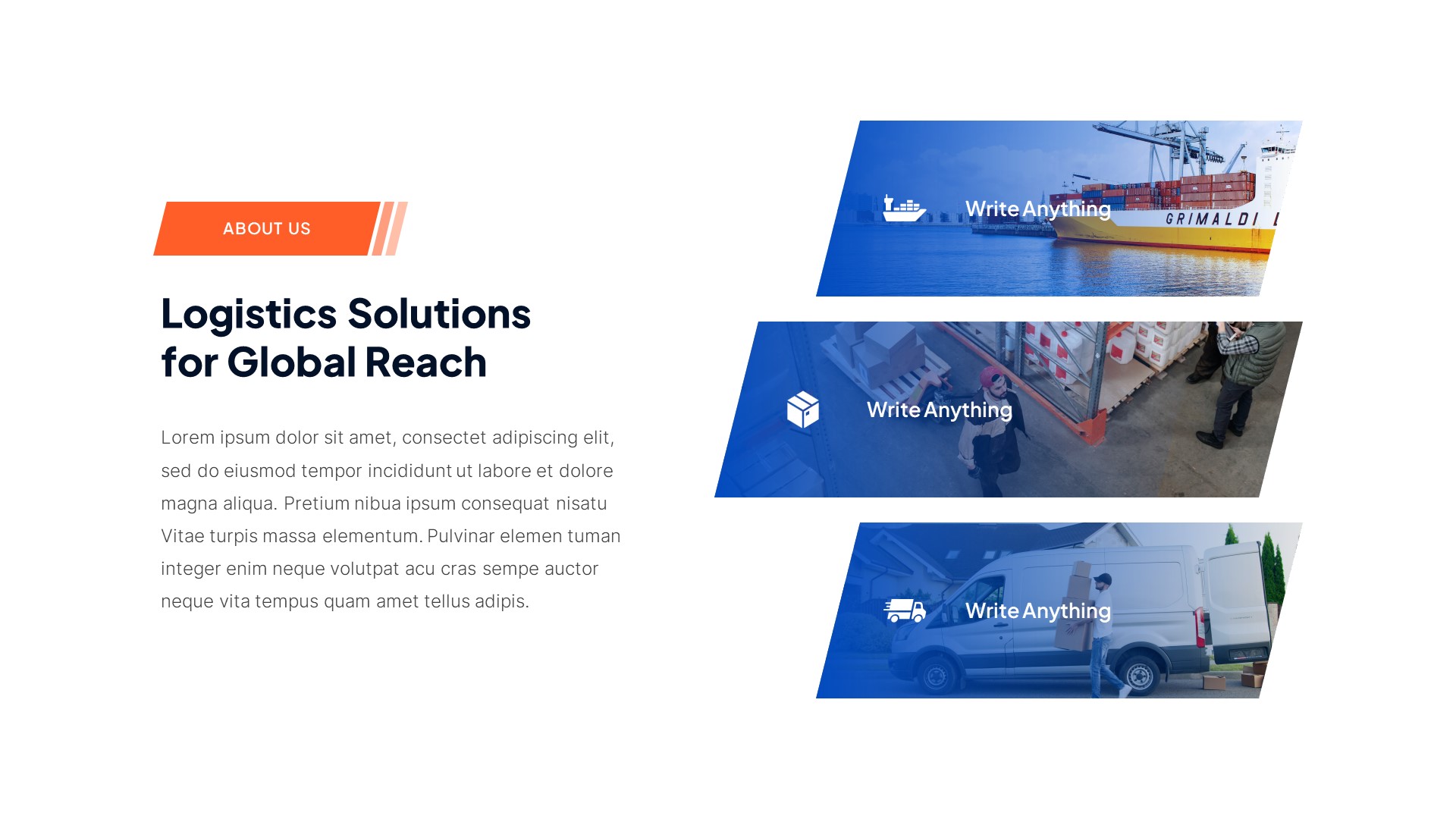 Worldship - Logistics & Transport PowerPoint Template, Presentation ...