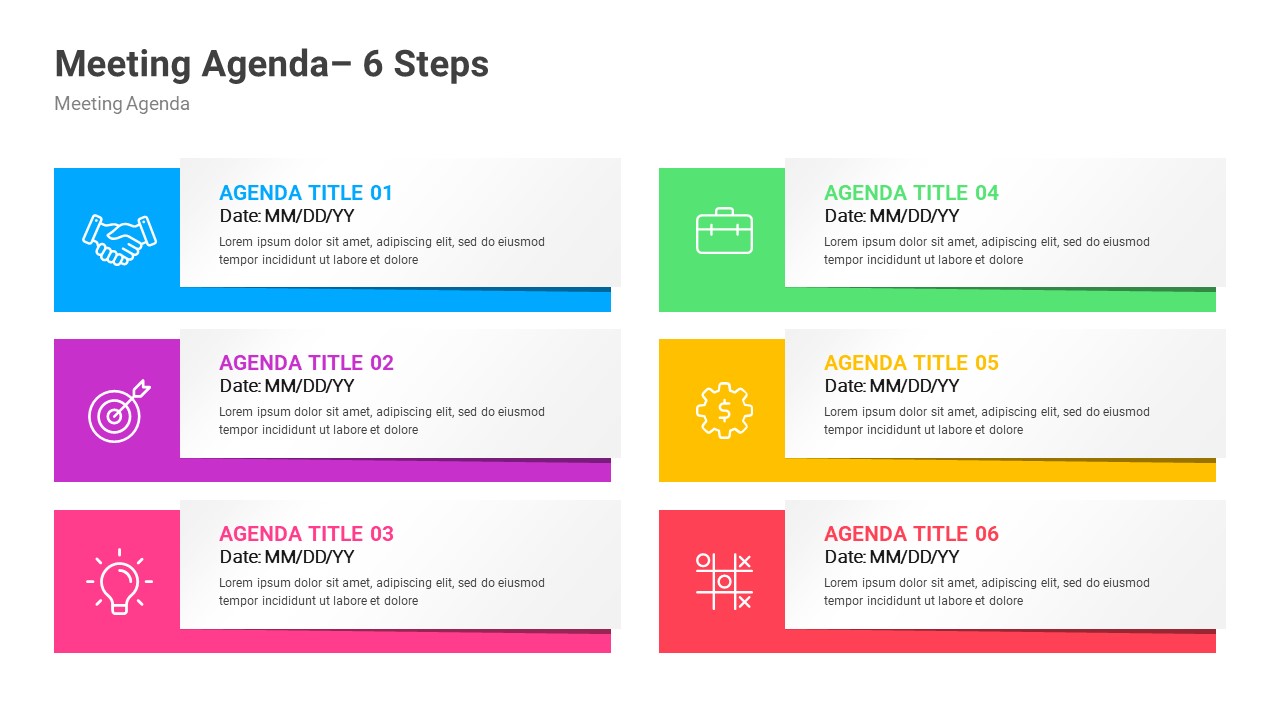 Meeting Agenda PowerPoint Presentation Template Designs, Presentation ...
