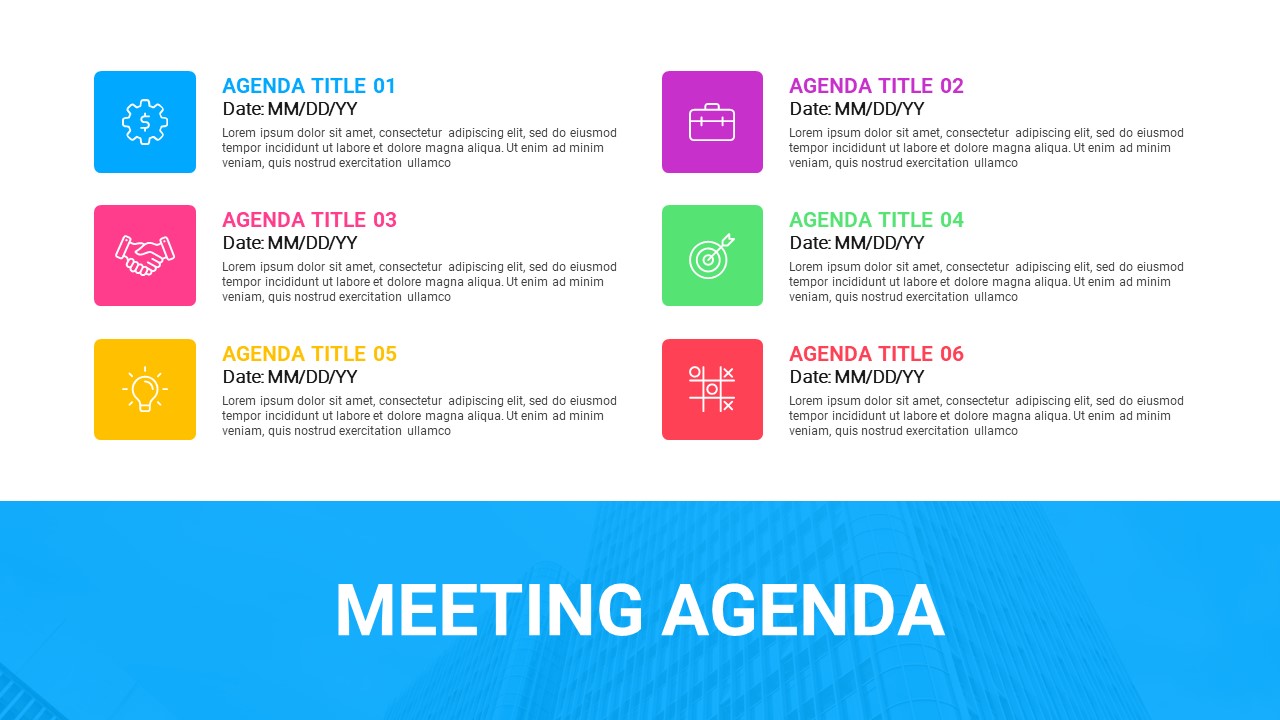 Meeting Agenda PowerPoint Presentation Template Designs, Presentation ...