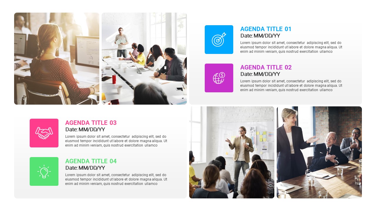 Meeting Agenda PowerPoint Presentation Template Designs, Presentation ...
