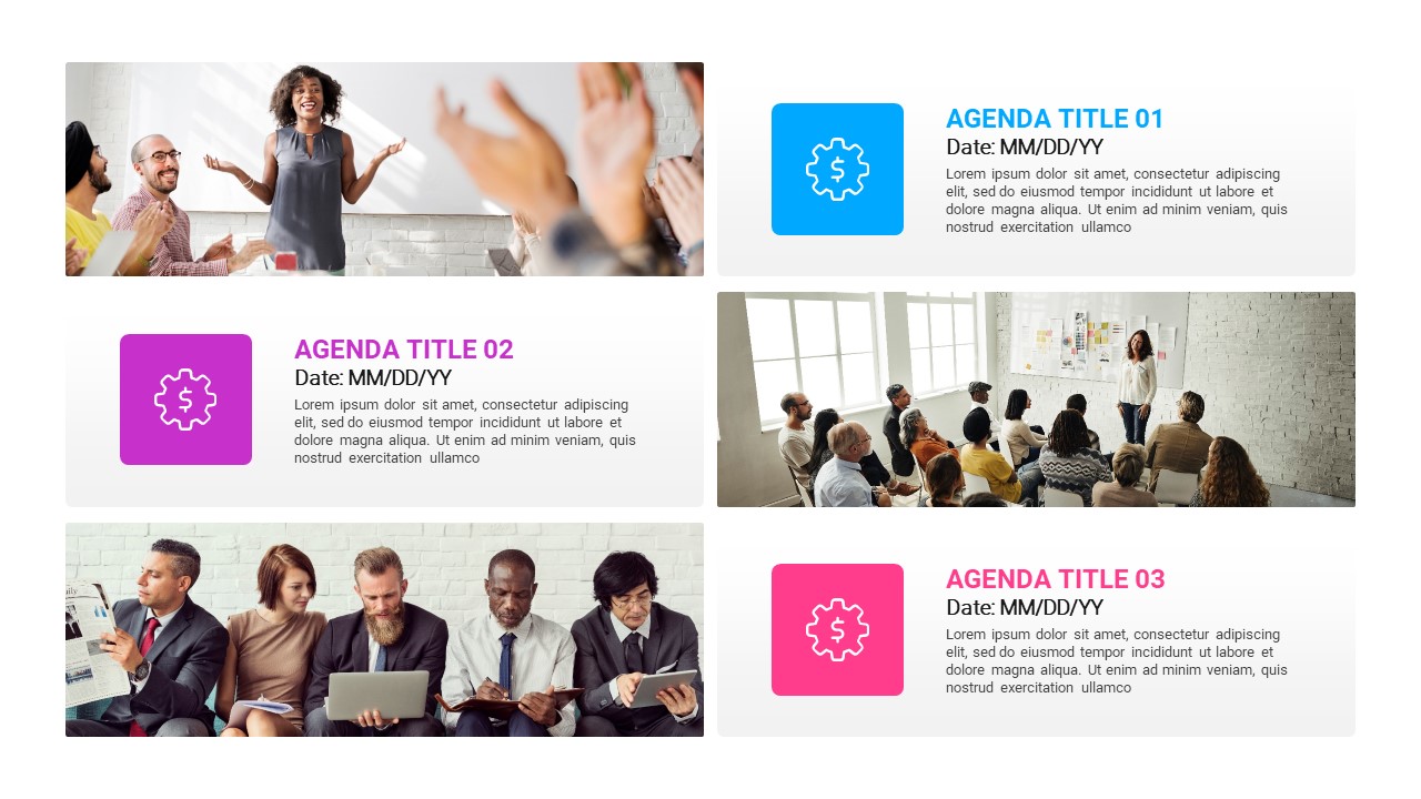 Meeting Agenda PowerPoint Presentation Template Designs, Presentation ...