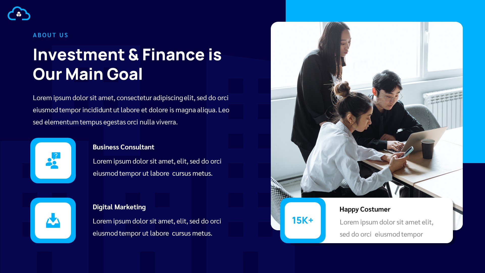 Finovest - Financial & Investment PowerPoint Template, Presentation ...