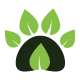 Natural Paw Logo - Paw & Leaf Logo, Logo Templates | GraphicRiver